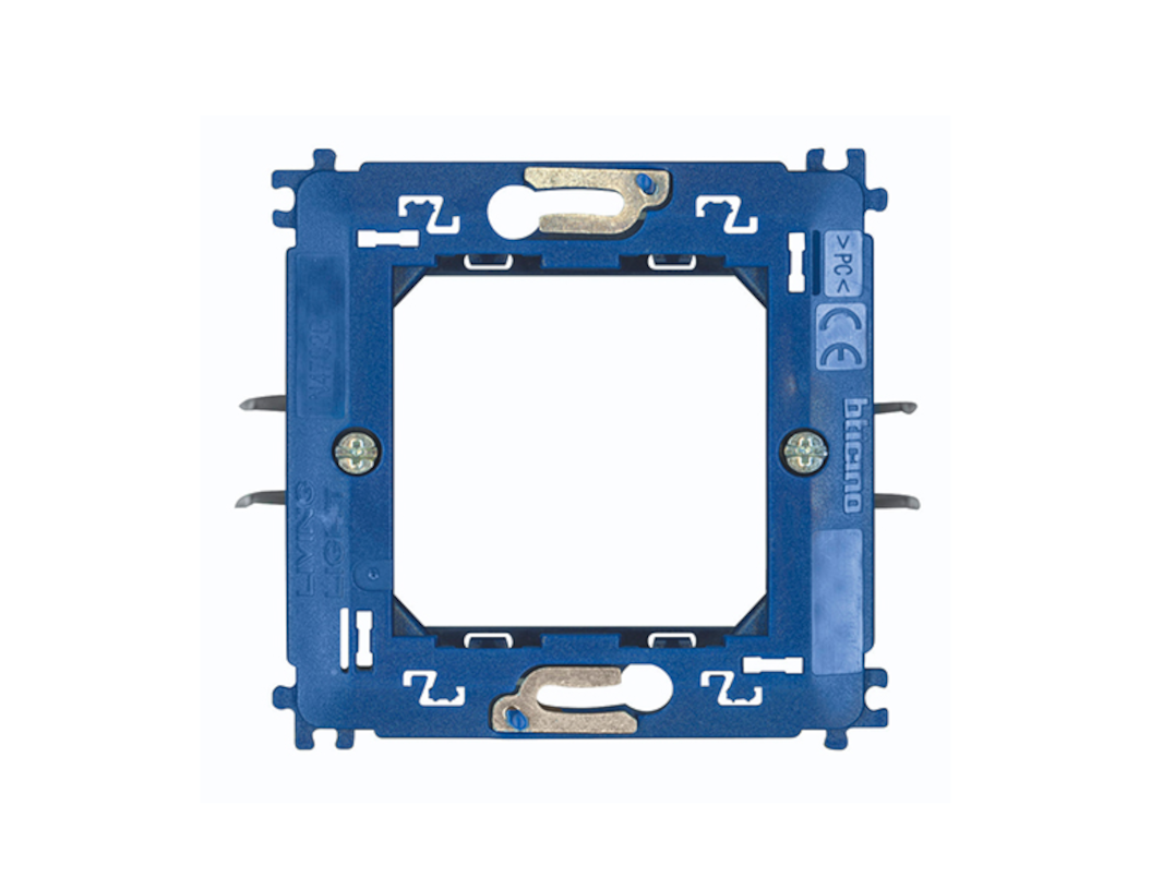 LN4702G - Soporte Azul 2 Módulos Livinglight Bticino - PRODELEC